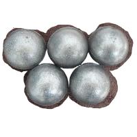 China 2inch High Chrome Cast Iron Grinding Media Steel Ball 58HRC for Mine Ball Mill for sale