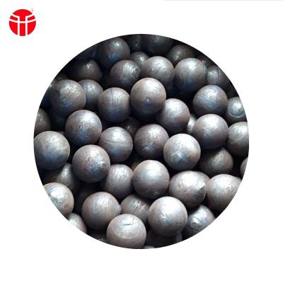 China Forged Grinding Media Balls 80mm 100mm for Gold Mine Mining with High Hardness 58-65 HRC for sale