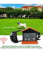 China 200m Wired Electronic Dog Fence System 5 Levels Static Shock Pet Containment 0.78 Acres for sale