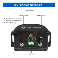 China Personalized Voice Dog Bark Collar With 5 Level Adjustable Static Shock Sensitivity for sale
