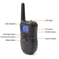 China 300 Meters Remote Dog Trainer Static Shock Vibration Dog Training Collar for sale