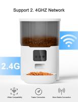 China 4L Capacity Smart Pet Feeder Wifi Adjustable Automatic Cat Dog Feeder for sale