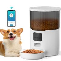 China 4L Capacity Smart Pet Feeder Wifi Adjustable Automatic Cat Dog Feeder for sale