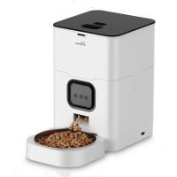 China 4L Programmable Automatic Dry Food Feeder With Freshness Preservation Voice Recording for sale