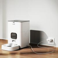 China 4L Programmable Automatic Dry Food Feeder With Freshness Preservation Voice Recording for sale