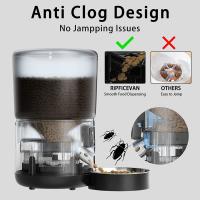 China Automatic Wifi Enabled Cat Feeder 4L Smart Pet Food Dispenser With Tuya APP Control for sale