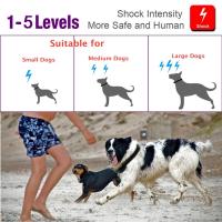 China Static Shock Dog Bark Collar Personalized Voice With 5 Levels Adjustable Sensitivity for sale