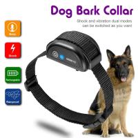 China 8s Recording Voice No Barking Collar for Medium Small Dogs 5 Levels Static Shock for sale