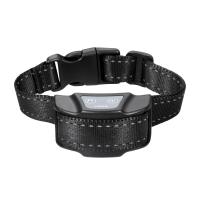 China Rechargeable Small Dog Bark Collar With Beeper Vibration Static Shock Modes for sale