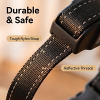 China Static Shock Vibration Beeper Dog Bark Collar Crescent Shaped Triple Mode Anti Bark Collar for sale