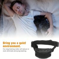China Small Dogs Automatic Anti Bark Collar Static Shock Warning Sound Dog Training Collar for sale