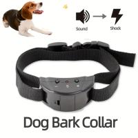 China Static Shock Dog Bark Control Collar No Bark Training Collar With 7 Levels Sensitivity for sale