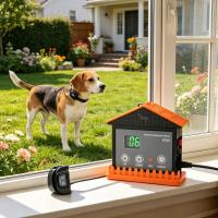 China Static Shock In Ground Electronic Pet Fence System Rechargeable Waterproof For Dogs for sale