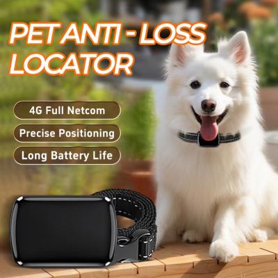 China Anti Lost GPS Pet Tracker Locator Rechargeable Waterproof 4G Smart Cat Dog GPS Tracker for sale
