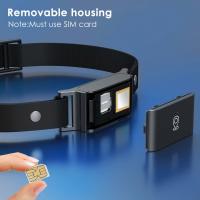 China 4G GPS Dog Tracking Collar IP67 Waterproof Real Time Anti Lost Pet Locator Cat Tracker 5000mAh for sale
