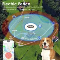 China 4G GPS Dog Tracking Collar IP67 Waterproof Real Time Anti Lost Pet Locator Cat Tracker 5000mAh for sale