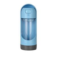 China Outdoor Pet Water Bottle Dispenser with Activated Carbon Filter 500ml Portable Dog Drinking Bottle for sale