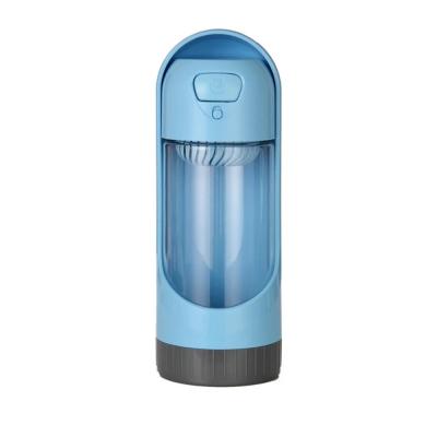 China Outdoor Pet Water Bottle Dispenser with Activated Carbon Filter 500ml Portable Dog Drinking Bottle for sale