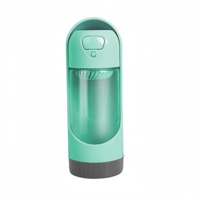 China Portable Pet Water Bottle with Activated Carbon Filter 500ml Outdoor Dog Water Dispenser Travel Cup for sale