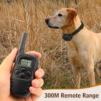 China 300 Meters Remote Dog Trainer Static Shock Vibration Dog Training Collar for sale