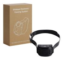 China Static Shock GPS Wireless Dog Fence Waterproof Rechargeable Pet Training Collar for sale