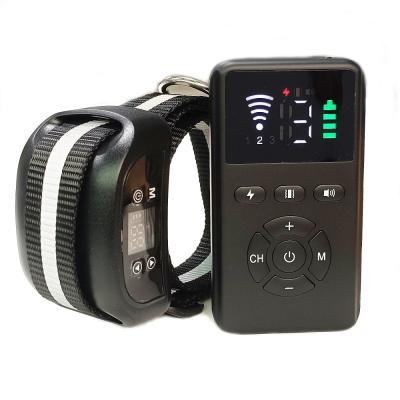 China Smart Pet Dog Training System GPS Electronic Rechargeable Dog Training Collar for sale
