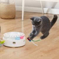 China Butterfly Smart Pet Toy 3 In 1 Automatic Teaser Toy Self Play Interactive Kitten Toy for sale
