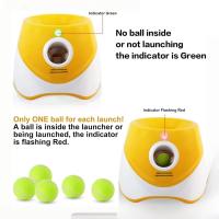China Pet Dog Chase Toy Pinball Machine Automatic Tennis Ball Thrower for sale
