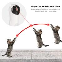 China Automatic Infrared Cat Laser Toy USB Rechargeable Self Entertainment Pet Teaser Wand 15 Min Timer for sale