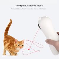 China Automatic Infrared Cat Laser Toy USB Rechargeable Self Entertainment Pet Teaser Wand 15 Min Timer for sale