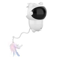 China Automatic Plastic Smart Pet Toy LED Laser Interactive Teasing Toy For Dogs Cats for sale