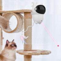 China Automatic Plastic Smart Pet Toy LED Laser Interactive Teasing Toy For Dogs Cats for sale