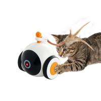 China Auto Smart Pet Toy Interactive Indoor Intelligent Obstacle Avoidance Electric Mouse Cat Toy for sale