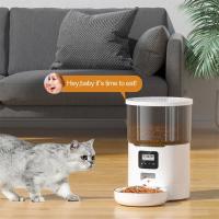 China Cats Smart Pet Feeder 4L Automatic Pet Food Dispenser 6 Meals Daily 40 Servings for sale