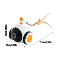 China Indoor Smart Pet Toy Interactive Motion Activated Rechargeable Automatic Cat Toy for sale