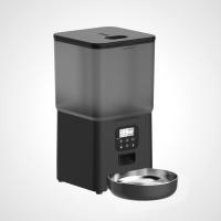 China 6L WiFi Intelligent Automatic Pet Feeder with Stainless Steel Bowl Timing Dry Food Dispenser 4 Meals for sale