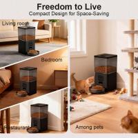 China Smart Pet Food Dispenser 6L Automatic Dog And Cat Feeder With WIFI Timing Function for sale