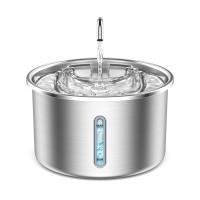 China 2.2L Stainless Steel Cat Water Fountain with Circulation Filter and Silent Pump for sale