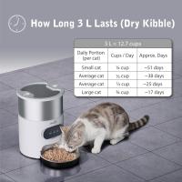China 3L Stainless Steel WiFi Pet Feeder with Timed Feeding and Voice Recording 4 Meals for sale