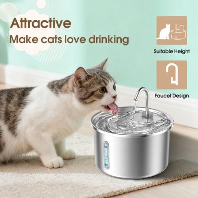 China Smart Pet Water Fountain 2.2L Large Capacity Automatic Cat Drinking Fountain for sale