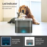 China 2.2L Transparent Intelligent Pet Water Dispenser Detachable Easy Clean Cat Fountain for sale