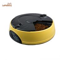 China Automatic Pet Feeder with LCD Display 6 Meal Timer for Dogs Cats Dry Wet Food 32cm for sale