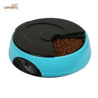China Automatic Pet Feeder with LCD Display 6 Meal Timer for Dogs Cats Dry Wet Food 32cm for sale