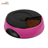 China Automatic Pet Feeder with LCD Display 6 Meal Timer for Dogs Cats Dry Wet Food 32cm for sale