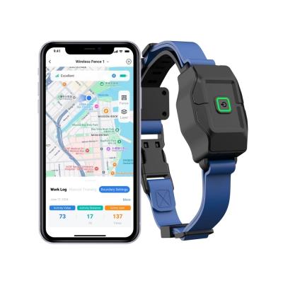 China App Controlled GPS Dog Fence System Rechargeable Wireless Pet Collar 600m Range for sale