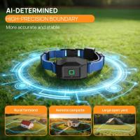 China App Controlled GPS Dog Fence System Rechargeable Wireless Pet Collar 600m Range for sale