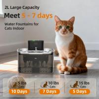 China Rechargeable Smart Pet Water Dispenser Automatic Cat Water Fountain for sale