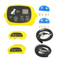 China Waterproof Wireless Pet Fence 500m Rechargeable Dog GPS Collar Outdoor for sale