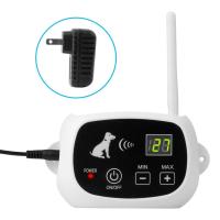 China Rechargeable Wireless Pet Fence System 500m Range Remote Dog Fence Outdoor for sale