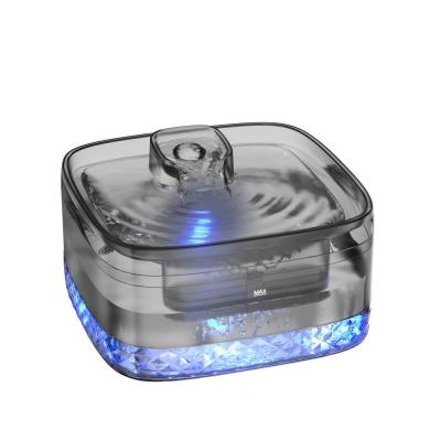 China Smart Round Corner Pet Water Fountain 7L Large Capacity Silent Water Dispenser with Dual Flow Modes for sale
